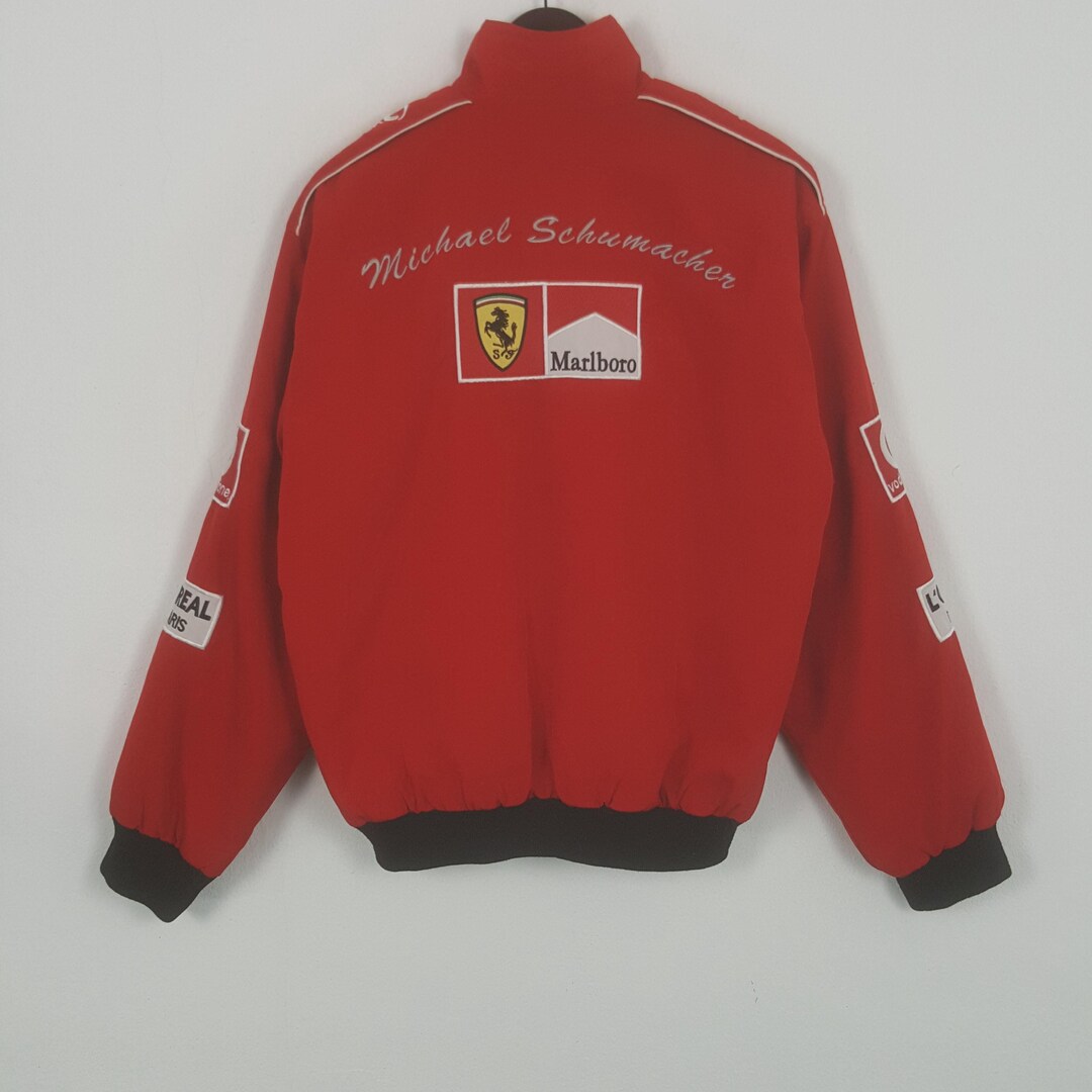 Vintage Racing Ferrari Worker Zipper Sport Jacket - Etsy