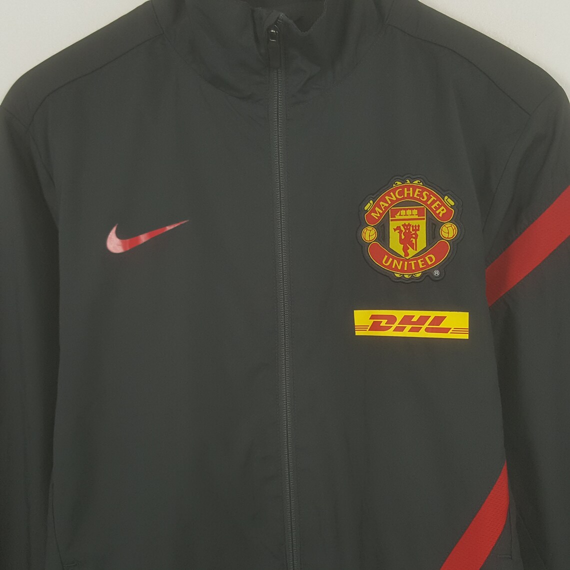 Vintage Manchester United X Nike X DHL Windbreaker Jacket - Etsy