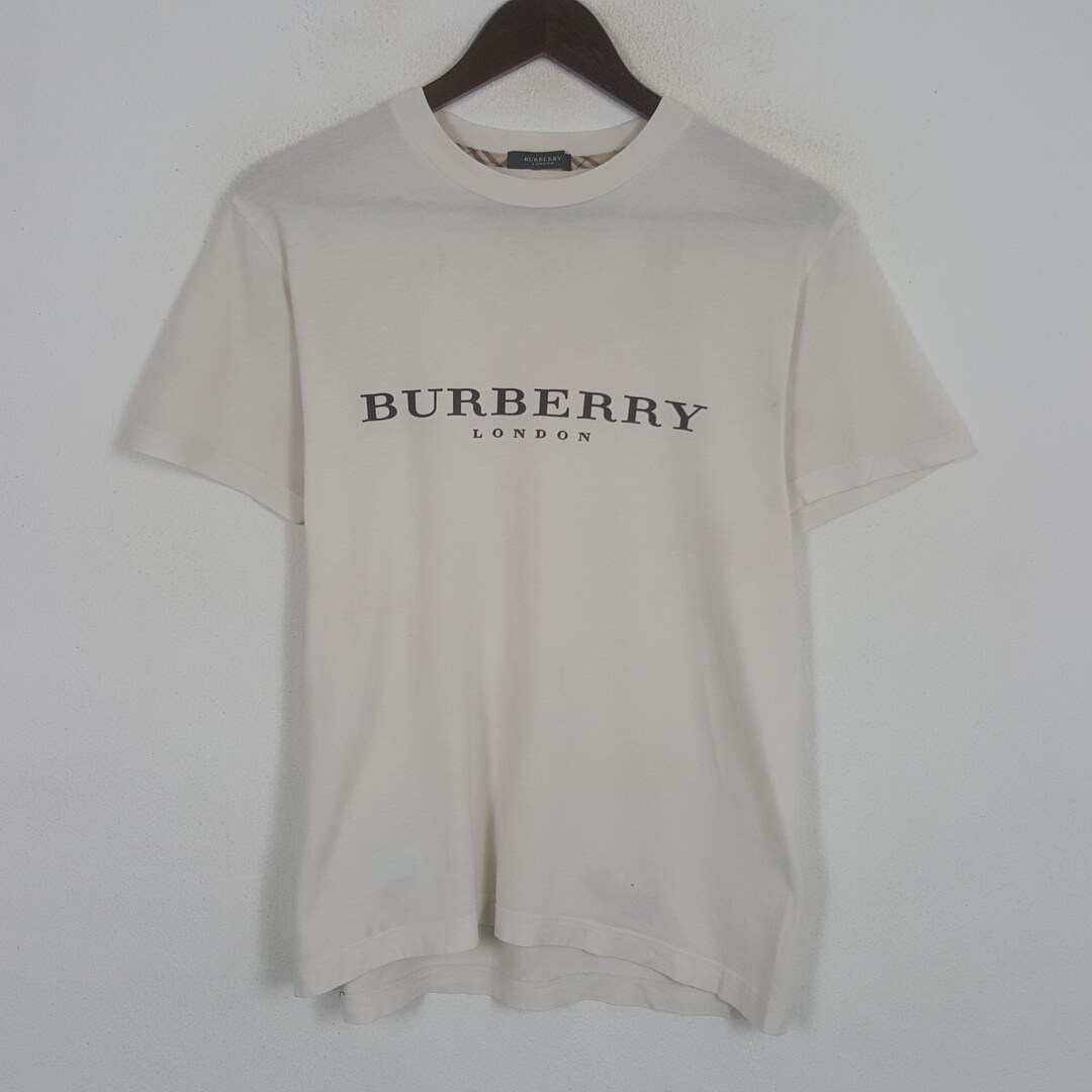Vintage Burberry London Custom Art Logo Tshirt - Etsy