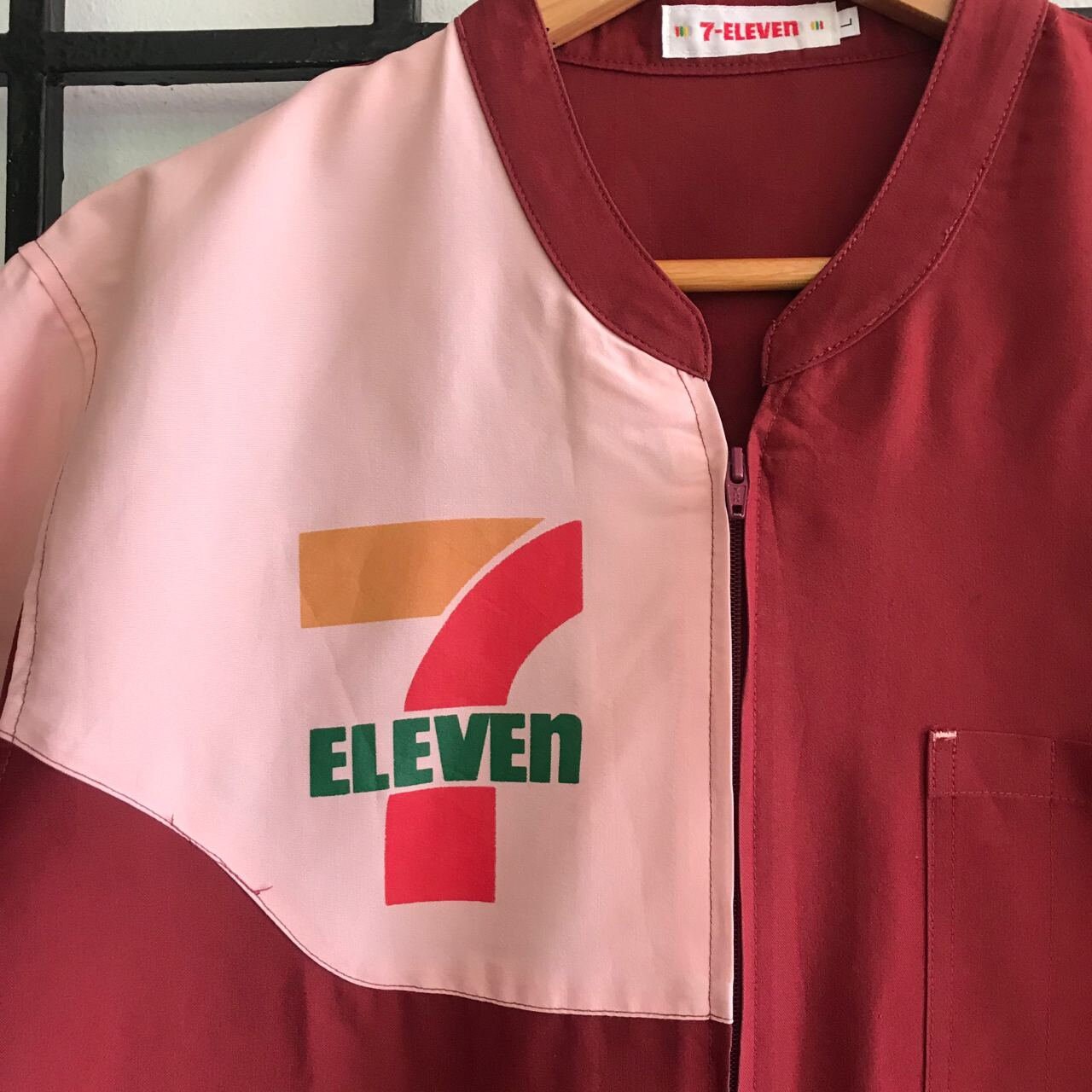 Vintage 90's 7 ELEVEN Uniform Zipper Jacket - Etsy