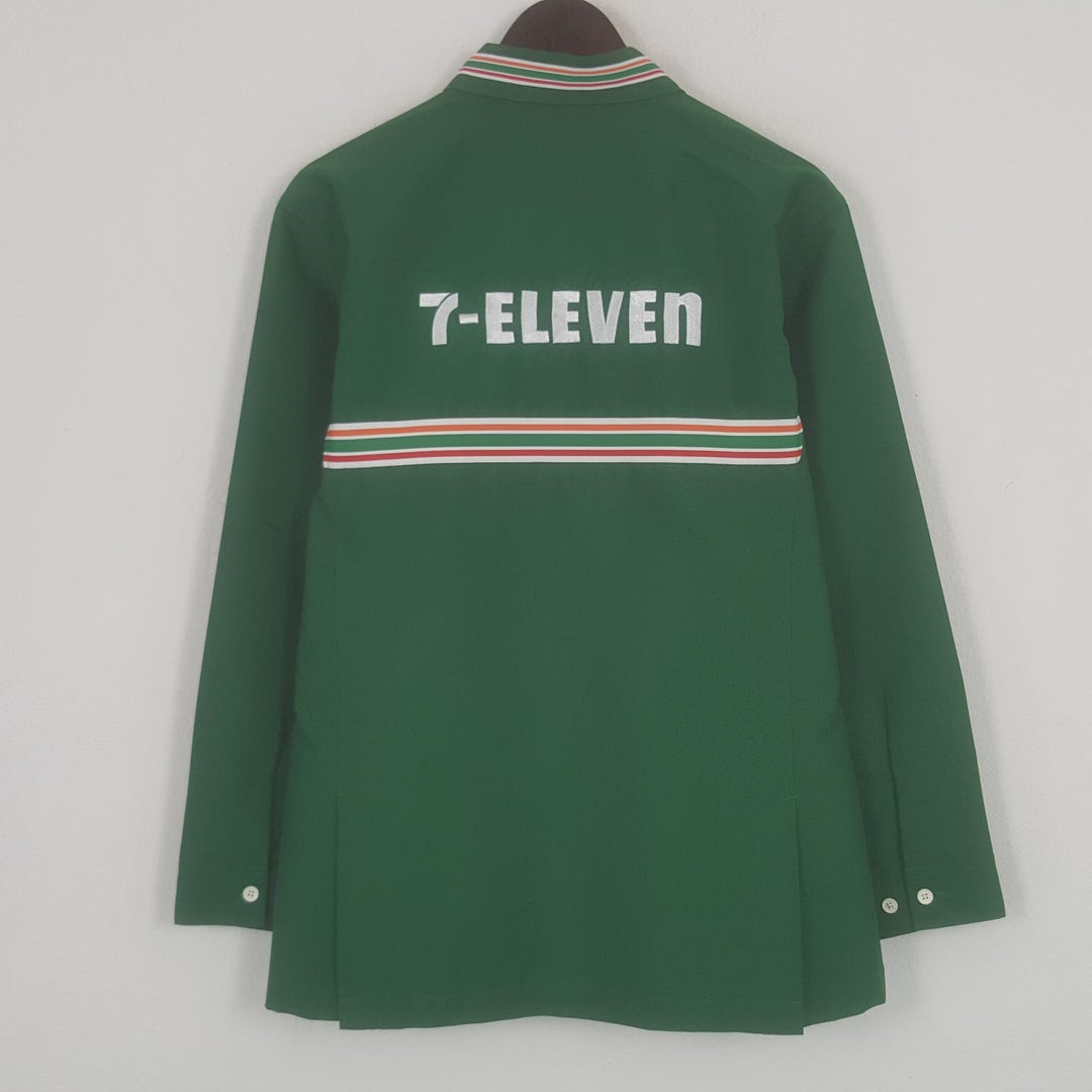 Vintage 7 Eleven Embroidery Logo Worker Zipper Jacket - Etsy