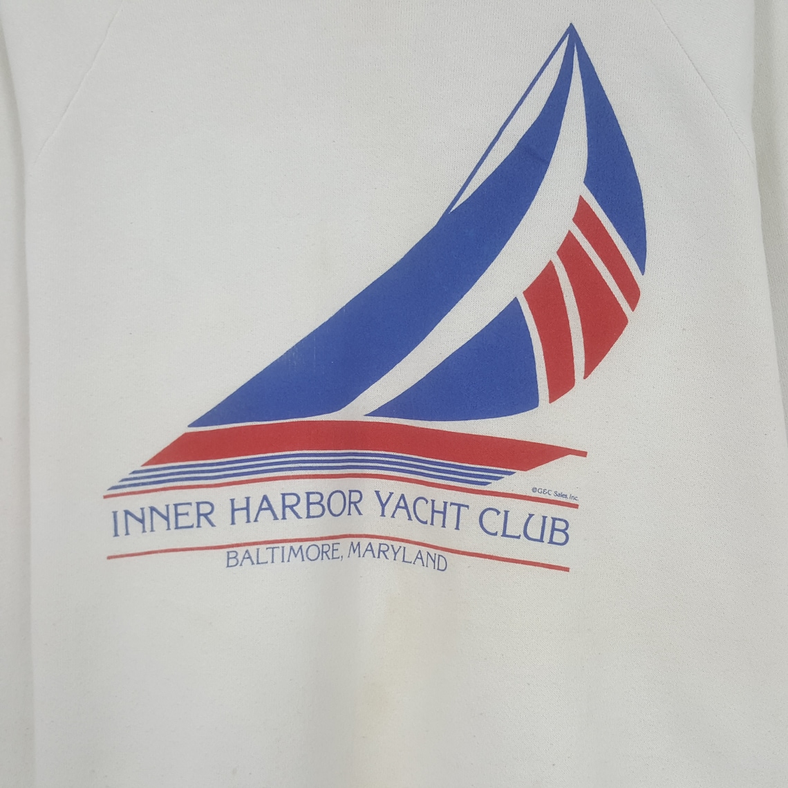 Vintage Inner Harbor Yacht Club Sweatshirt - Etsy