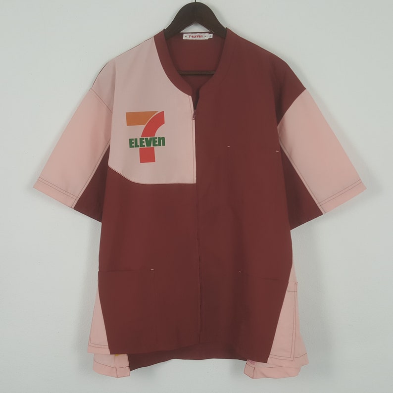 Vintage 7 Eleven Big Logo Uniform Zipper Jacket - Etsy