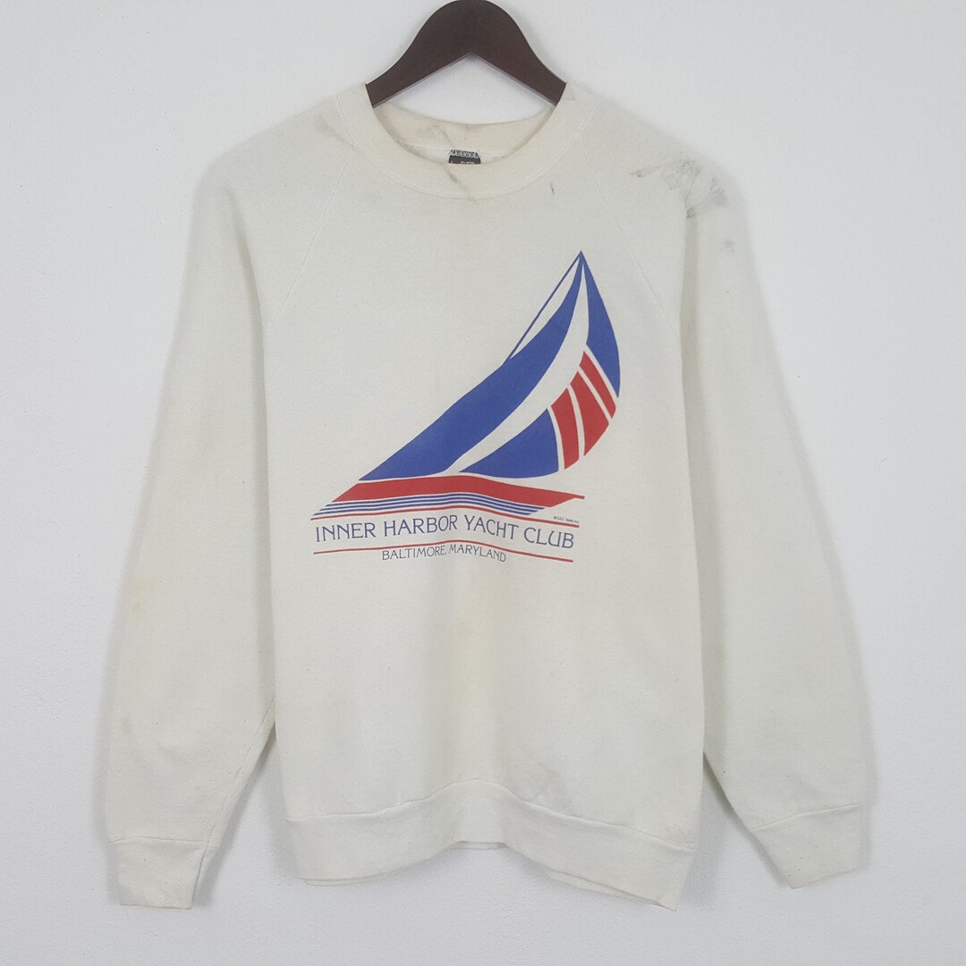 Vintage Inner Harbor Yacht Club Sweatshirt - Etsy