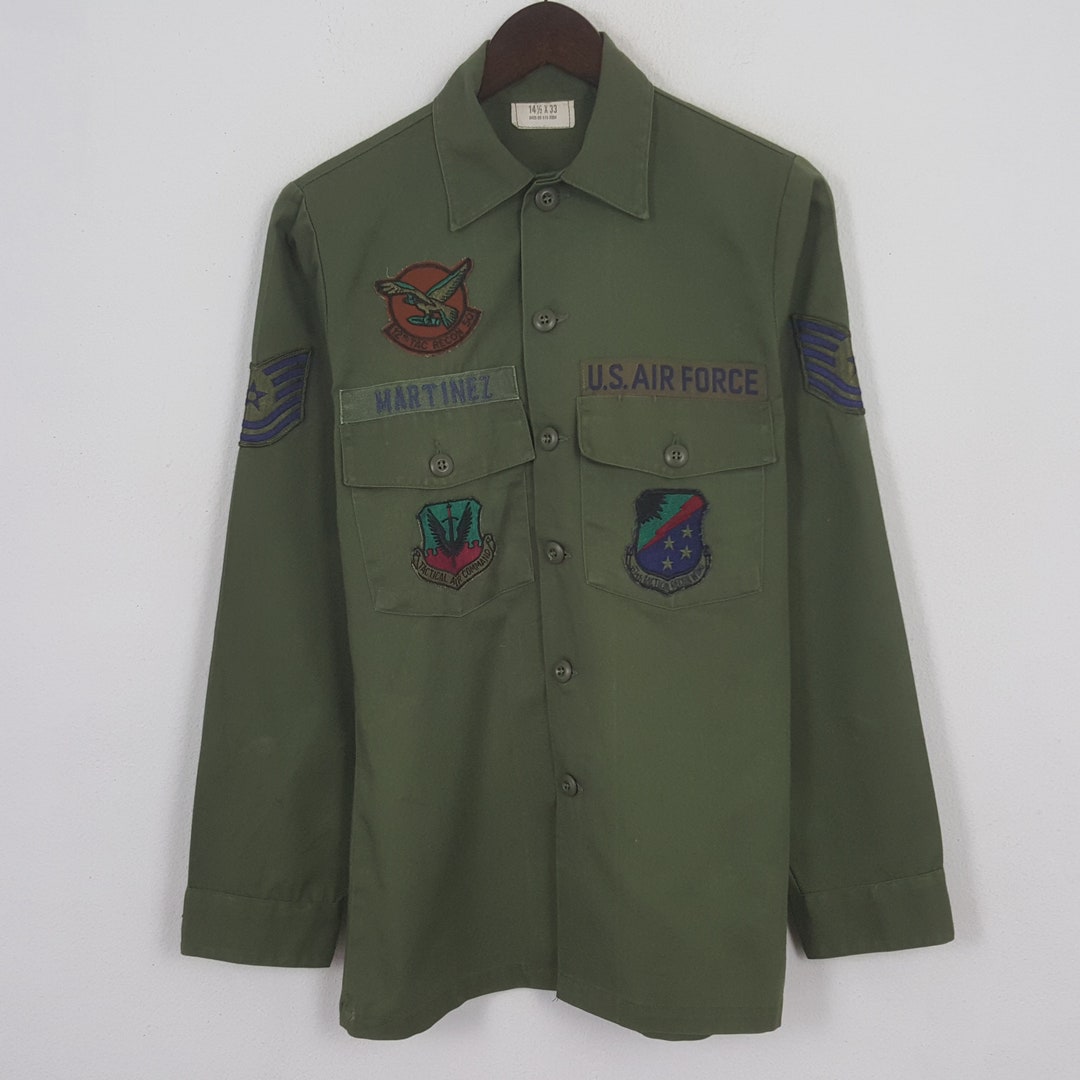 Vintage U.S. Air Force Button up Shirt - Etsy