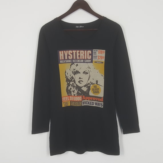Vintage Hysteric Glamour Long Sleeve Tshirt - Etsy Vintage Hysteric Glamour Long Sleeve Tshirt - Etsy