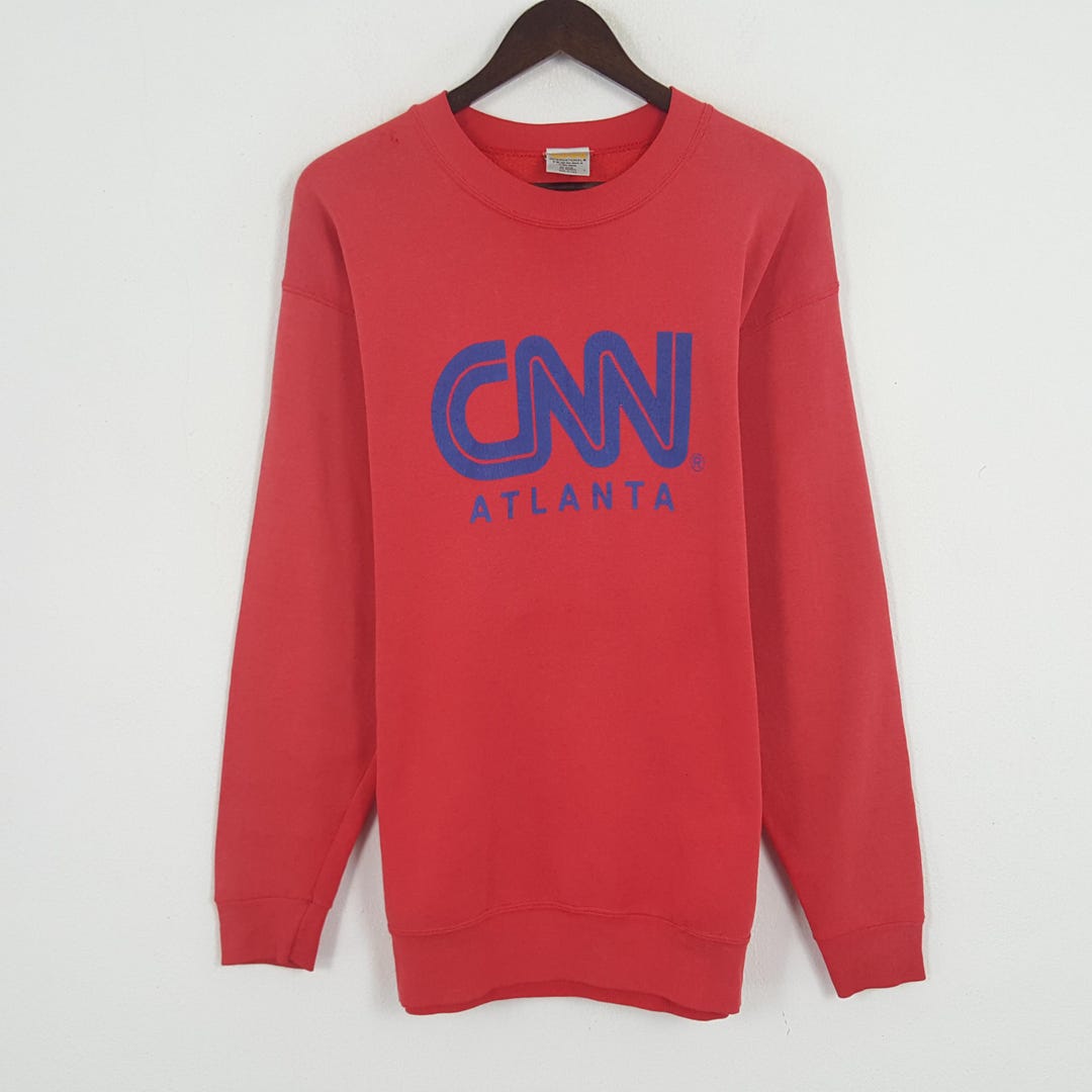 Vintage CNN Atlanta American Report Sweatshirt - Etsy