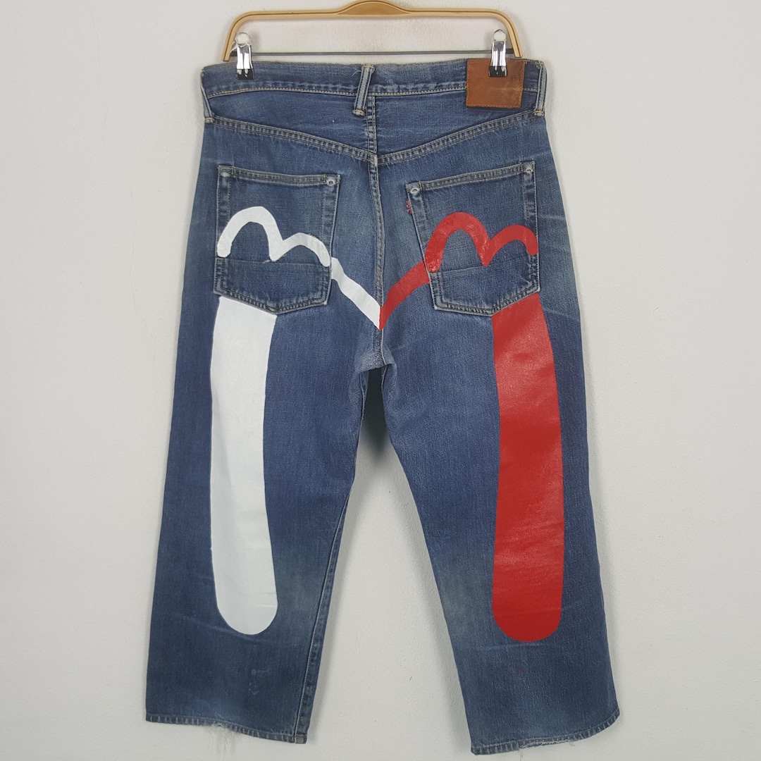 Vintage Evisu Japan Selvedge Custom Daicock Denim Jeans - Etsy