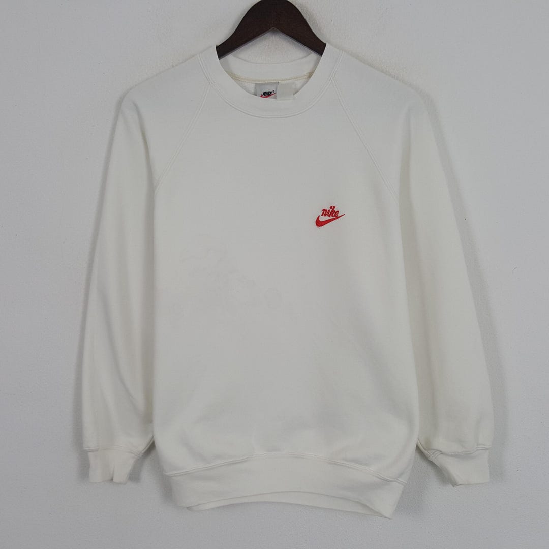 Vintage Nike Embroidery Logo Sweatshirt - Etsy