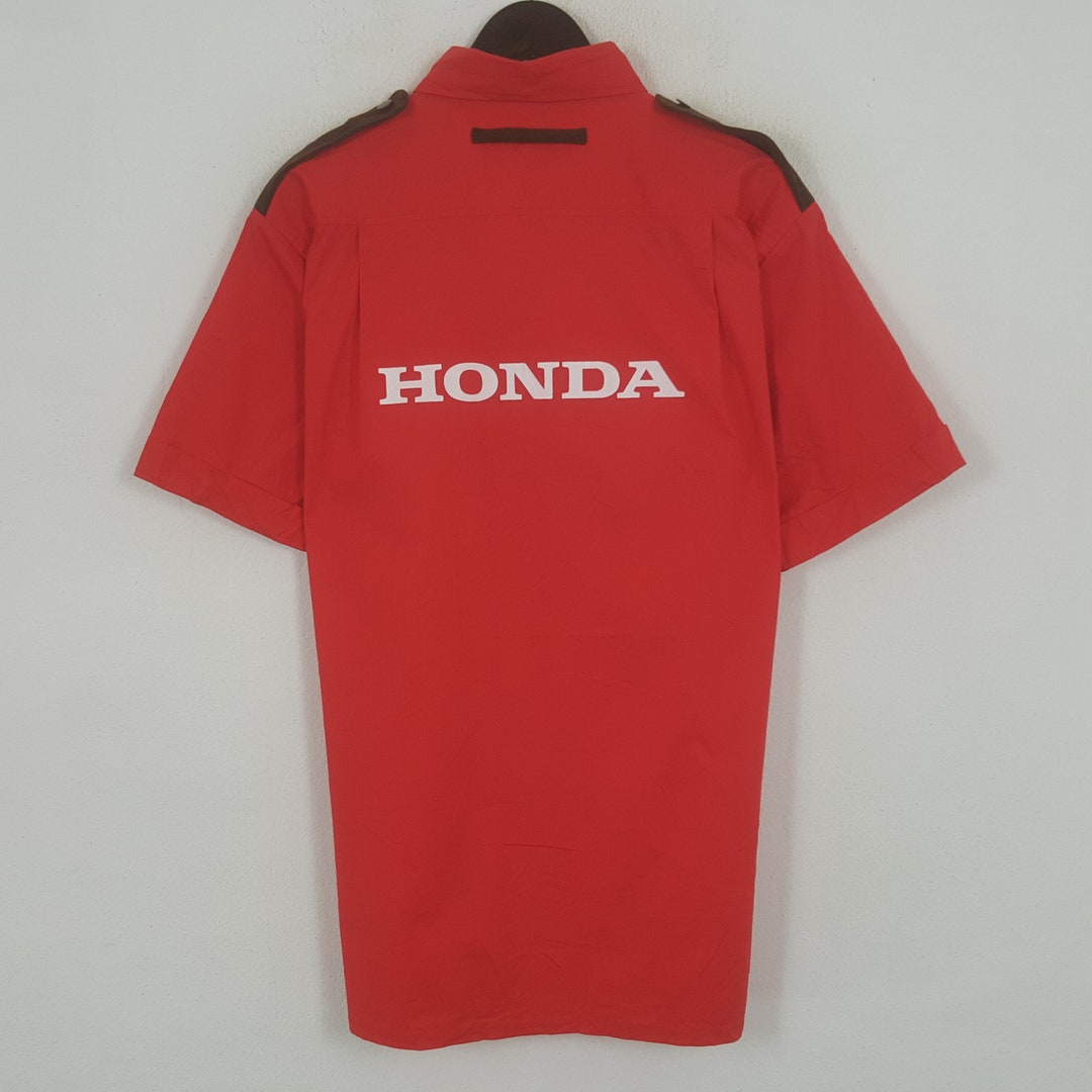 Vintage Honda Racing Uniform Button up Shirt - Etsy