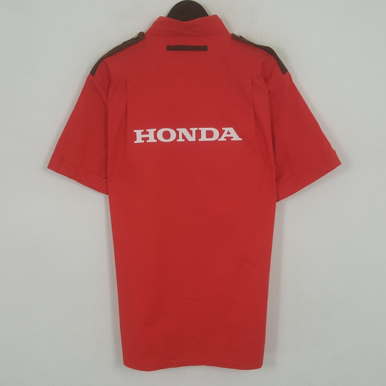 Vintage Honda Racing Uniform Button up Shirt - Etsy