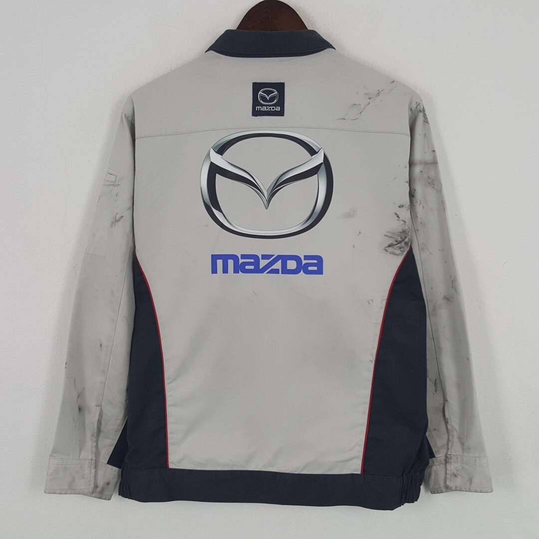 Vintage Mazda Worker Uniform Custom Art Zipper Jacket - Etsy