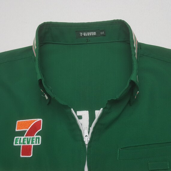 Vintage 7 Eleven Embroidery Logo Uniform Jacket - Gem