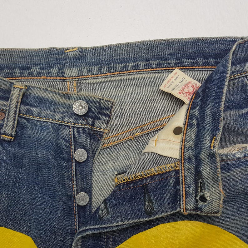 Vintage Evisu Japan Selvedge Custom Art Daicock Denim Jeans - Etsy