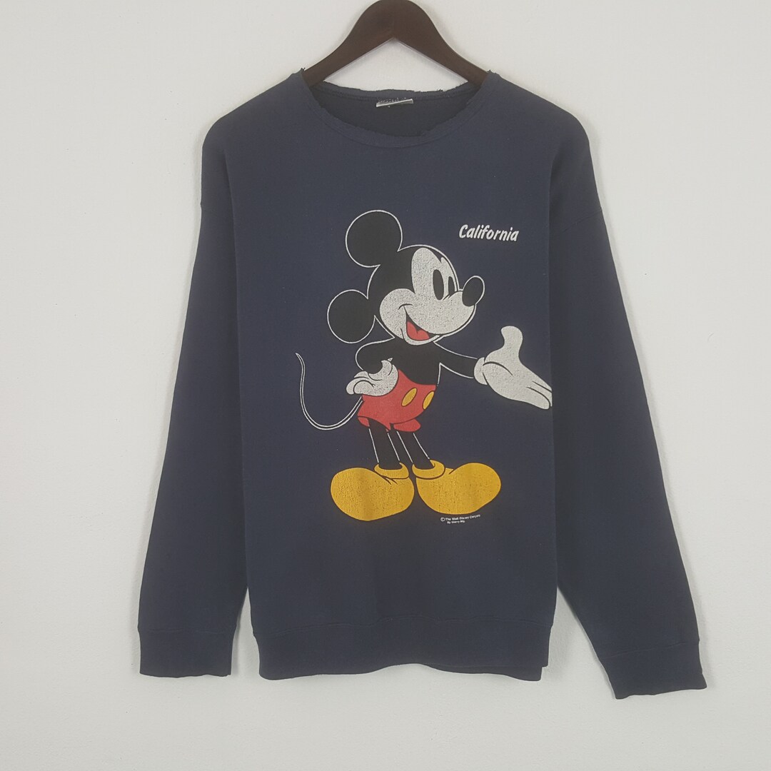 Vintage Mickey Mouse Mirror California Sweatshirt - Etsy