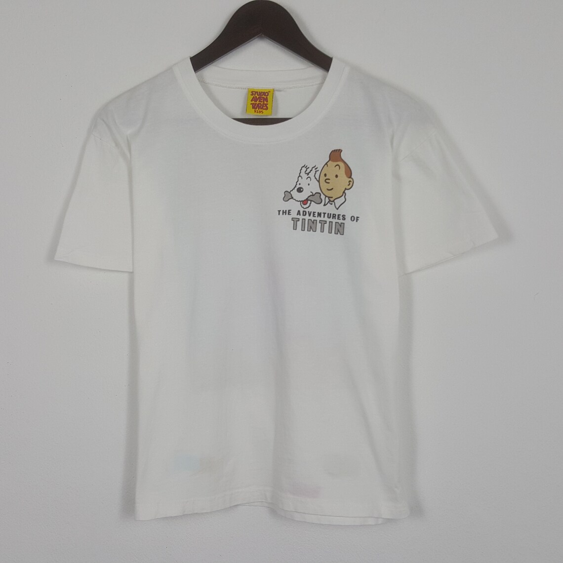 Vintage TINTIN the Adventures of Tintin Tshirt - Etsy