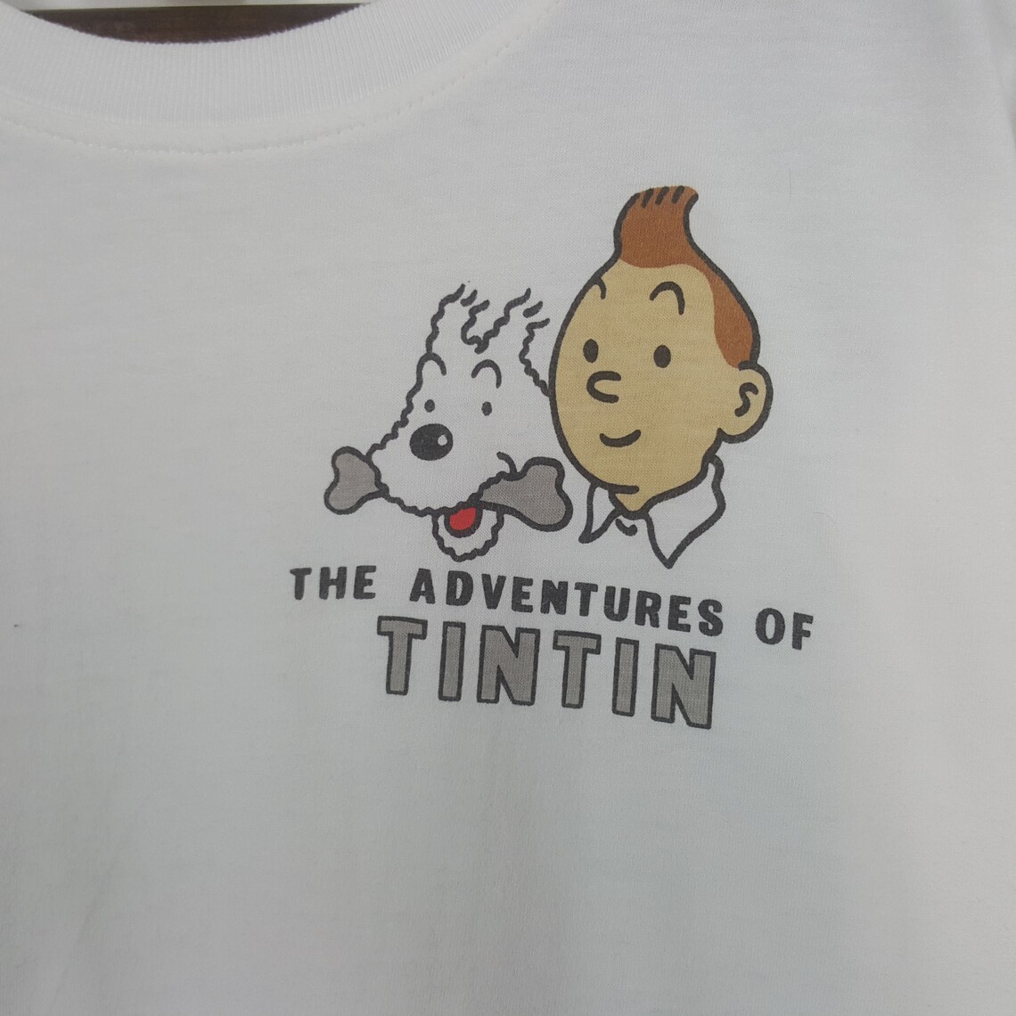 Vintage TINTIN the Adventures of Tintin Tshirt - Etsy