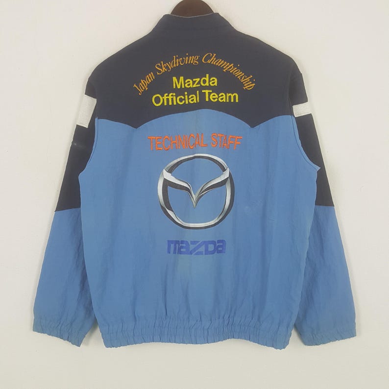 Vintage Mazda Racing Uniform Custom Big Logo Windbreaker Zipper Patch Jacket - Etsy