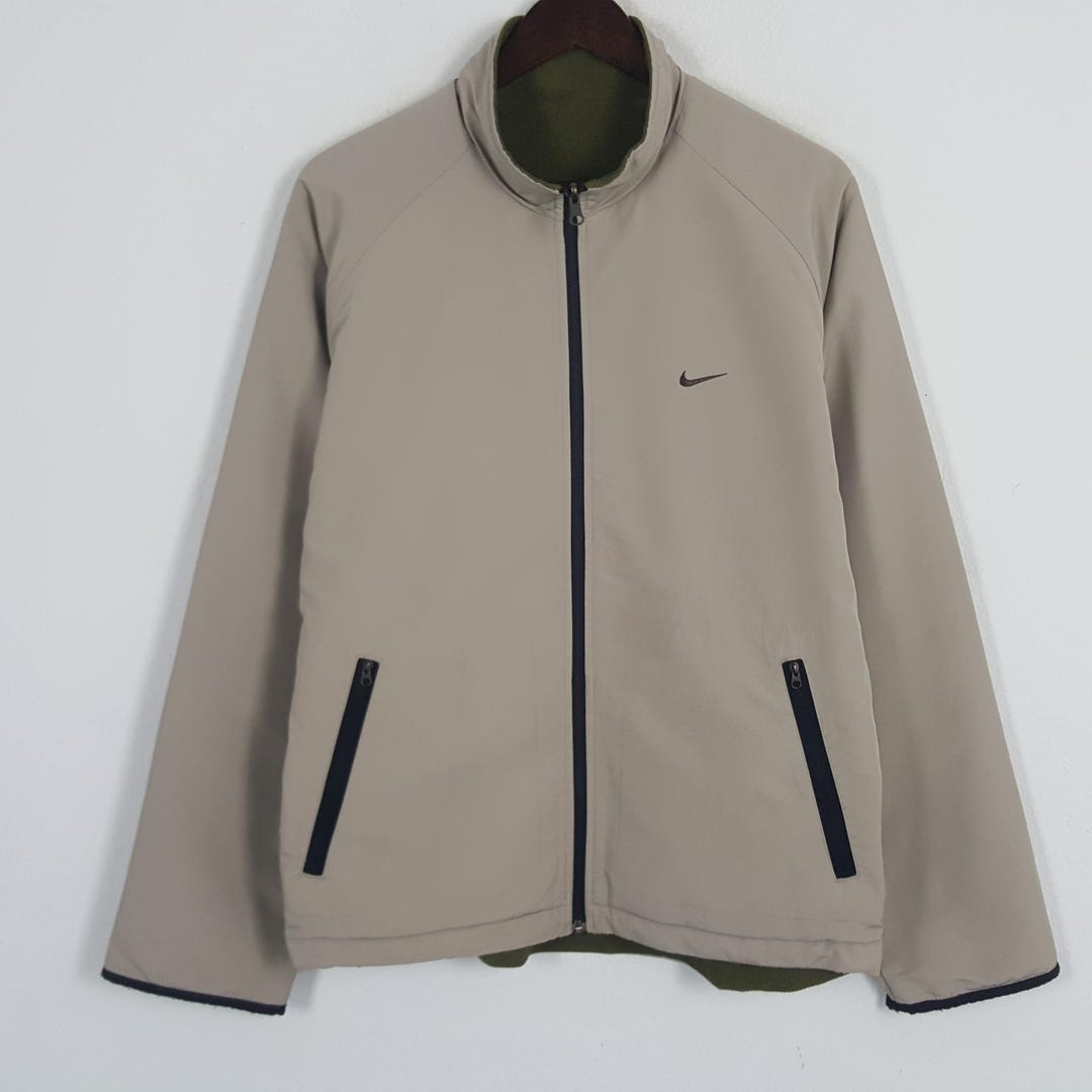 Vintage Nike Embroidery Swoosh Reversible Jacket - Etsy