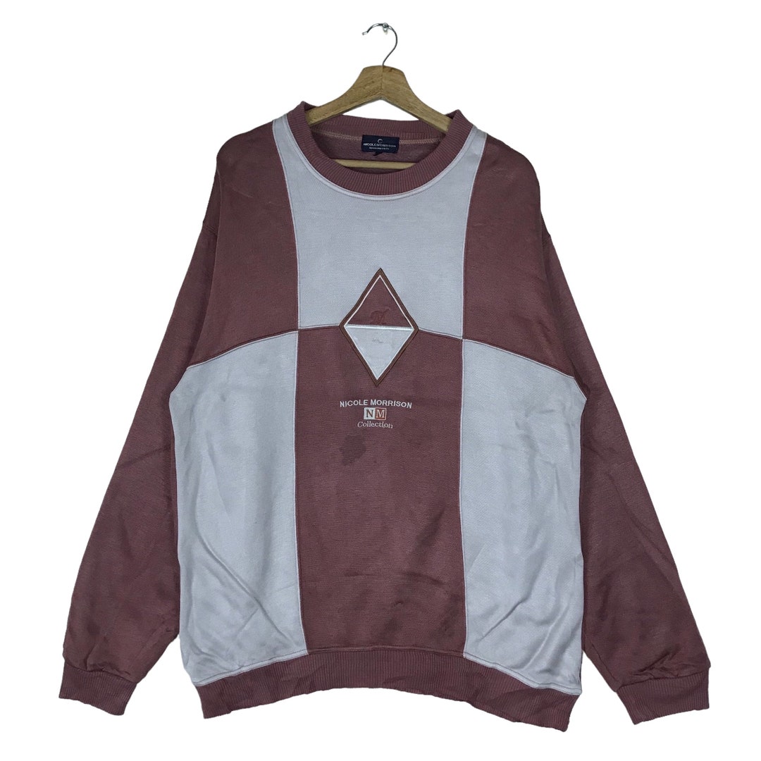 Vintage Nicole Morrison Spell Out Pullover Jumper Sweatshirt - Etsy