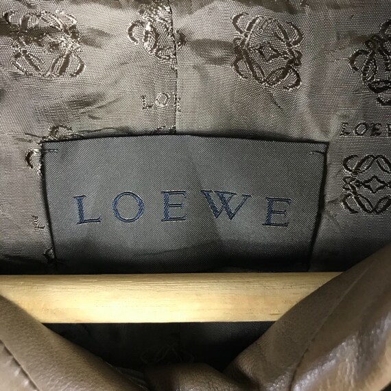 Vintage Loewe Leather Button Down Jacket - Gem