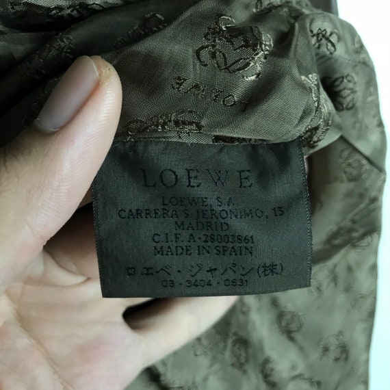 Vintage Loewe Leather Button Down Jacket - Gem