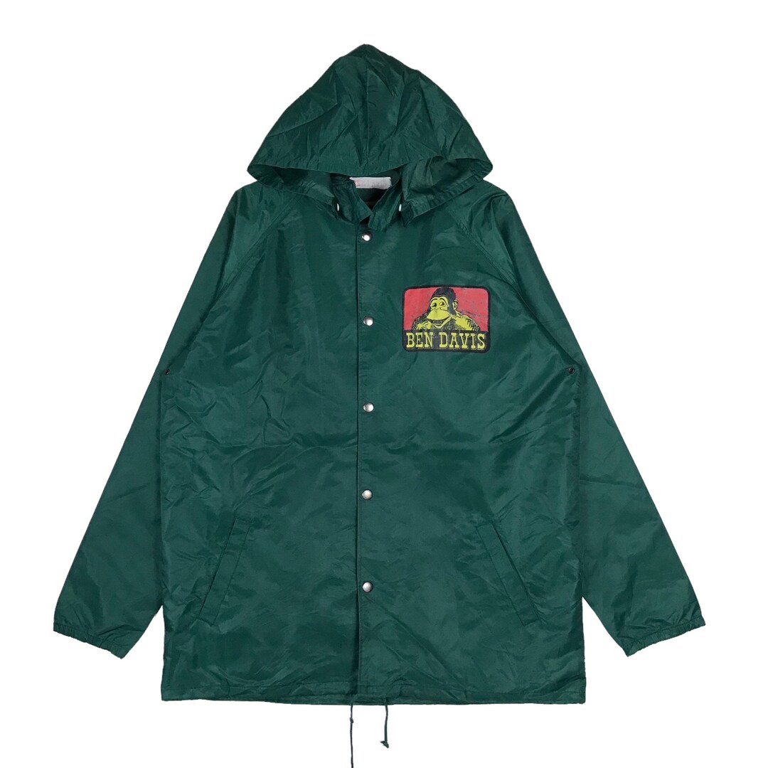 Vintage Ben Davis Snap Button Coach Hoodie Jacket - Etsy