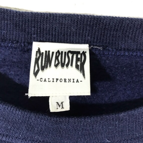 Vintage Bun buster outdoor streetwear logo Crewneck S… - Gem