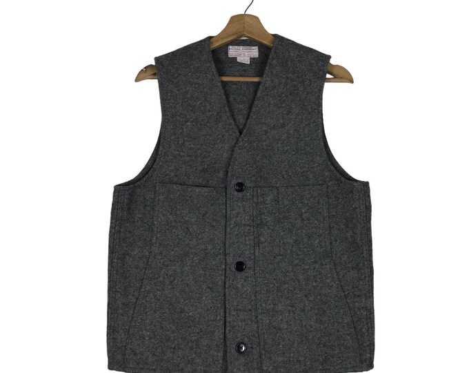 Brown Filson Mackinaw Wool Vest//mens Size 46//iconic Filson Style and ...