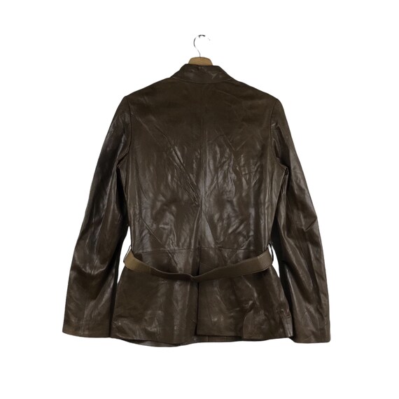 Vintage Loewe Leather Button Down Jacket - Gem