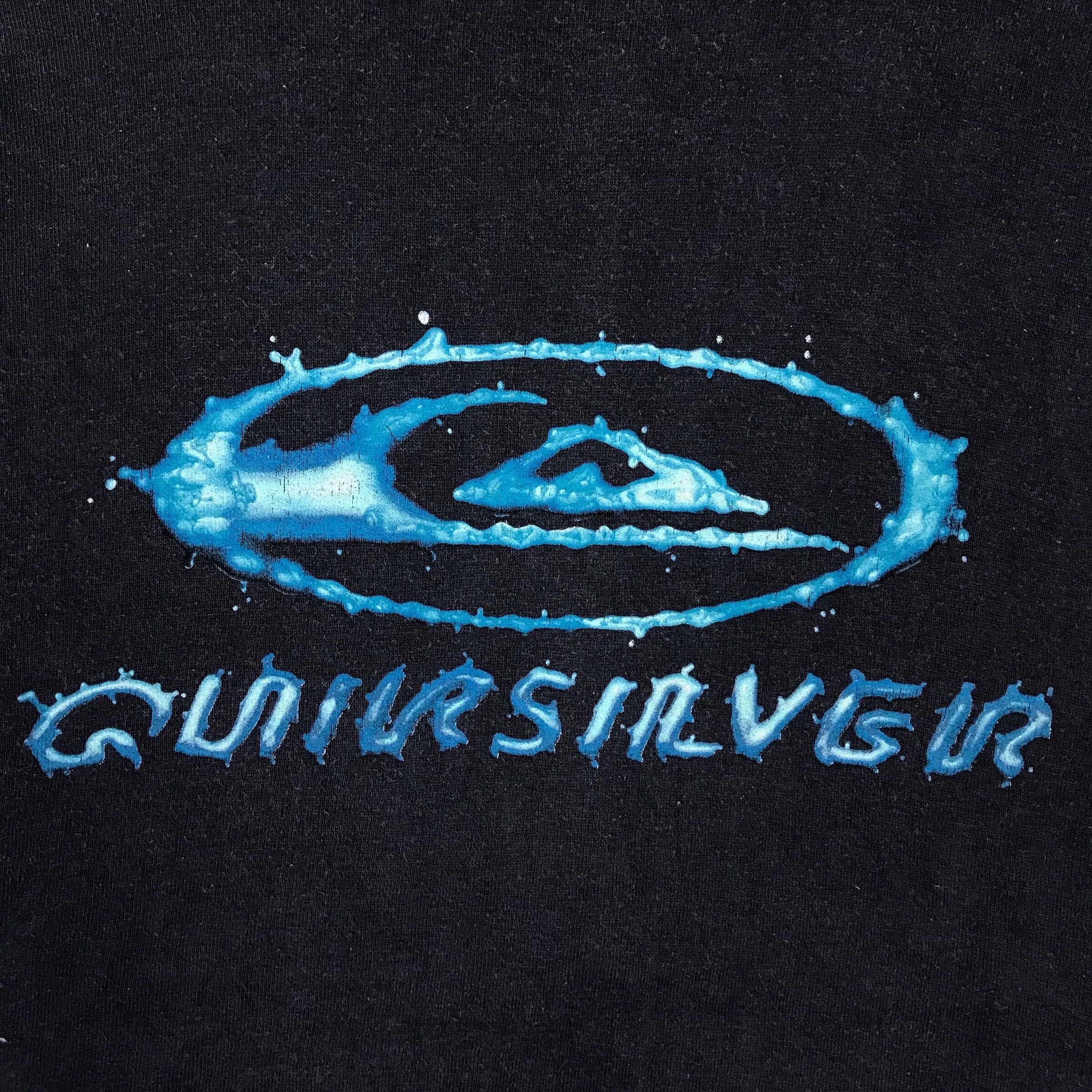 Vintage Quiksilver Front Back Logo Pullover Jumper Sweatshirt - Etsy
