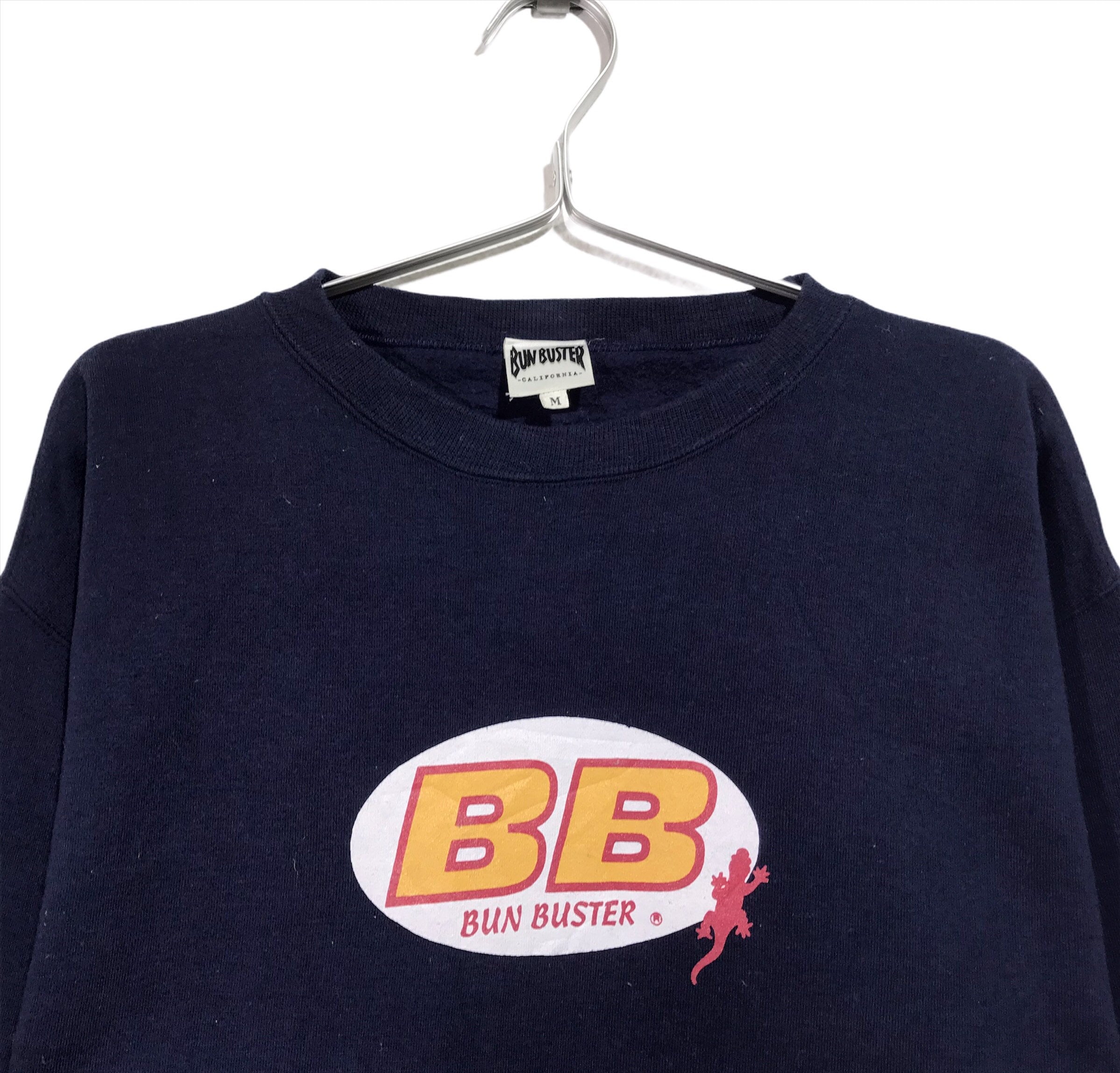 Vintage Bun Buster Outdoor Streetwear Logo Crewneck Sweatshirt Pullover ...