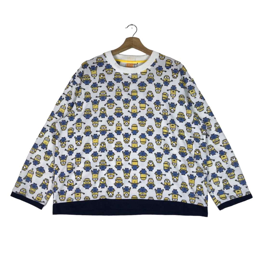 Cartoon Movie Despicable Me Minion Mode Print All Over Pullover Jumper ...