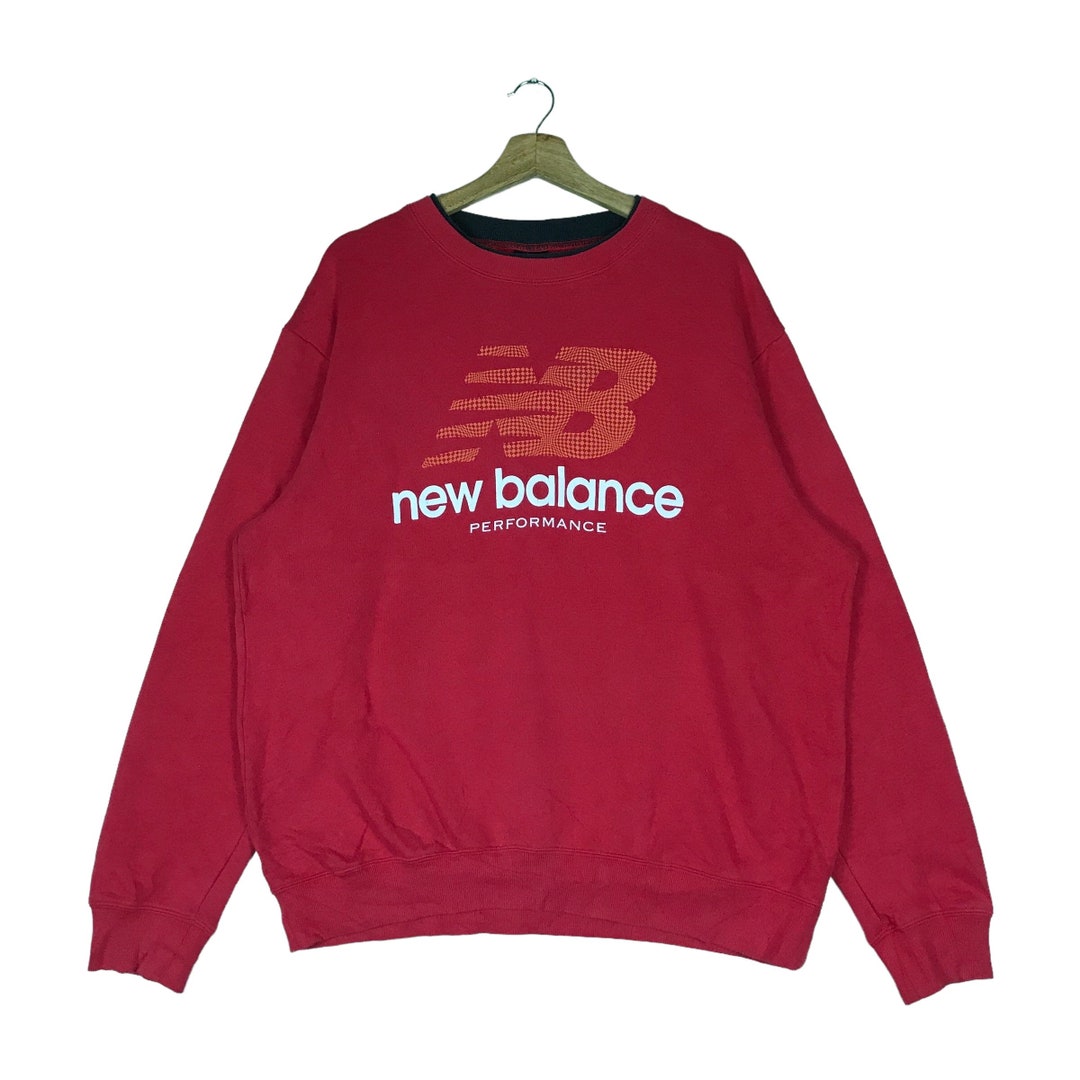 Vintage New Balance Performance Sportswear Spell Out Pullover Jumper ...