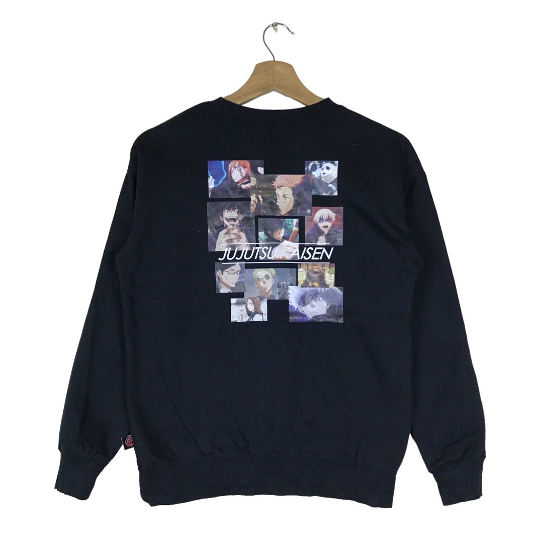 Japanese Anime Series Manga Jujutsu Kaisen Pullover Jumper Sweatshirt ...