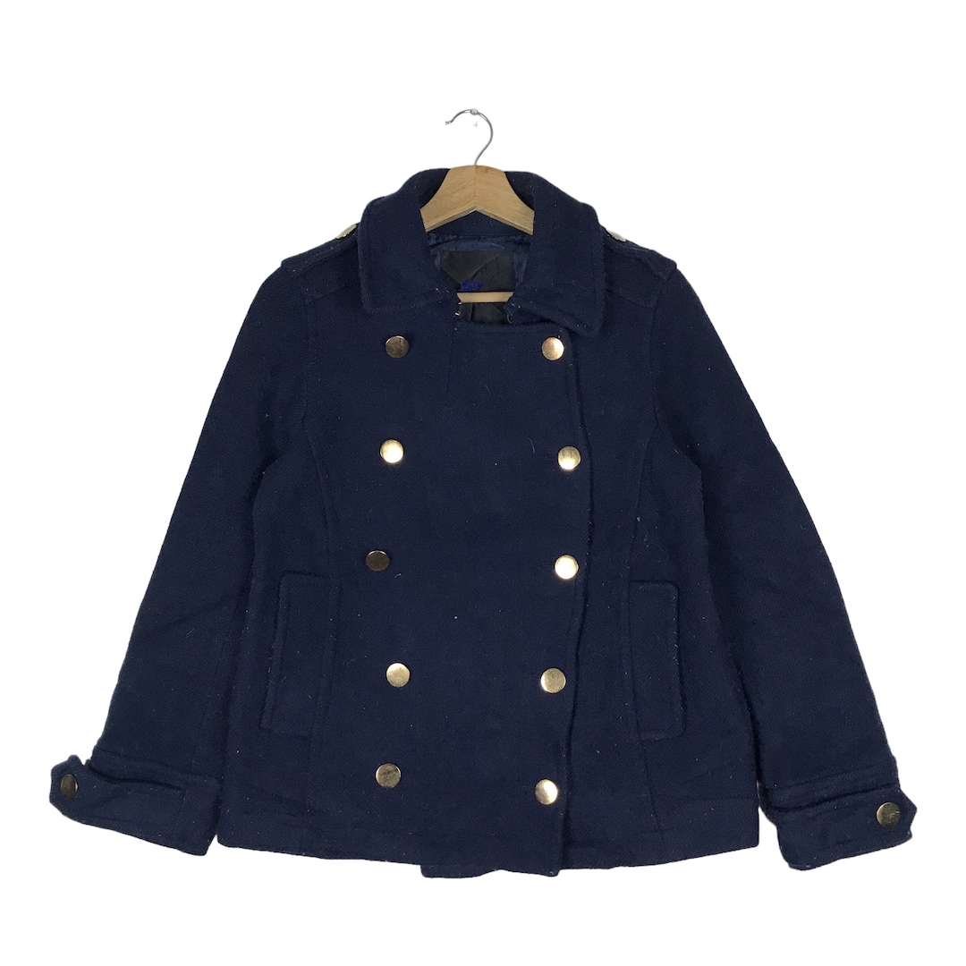 Japanese Brand Ray Beams Double Breasted Peacoat Button Jacket - Etsy