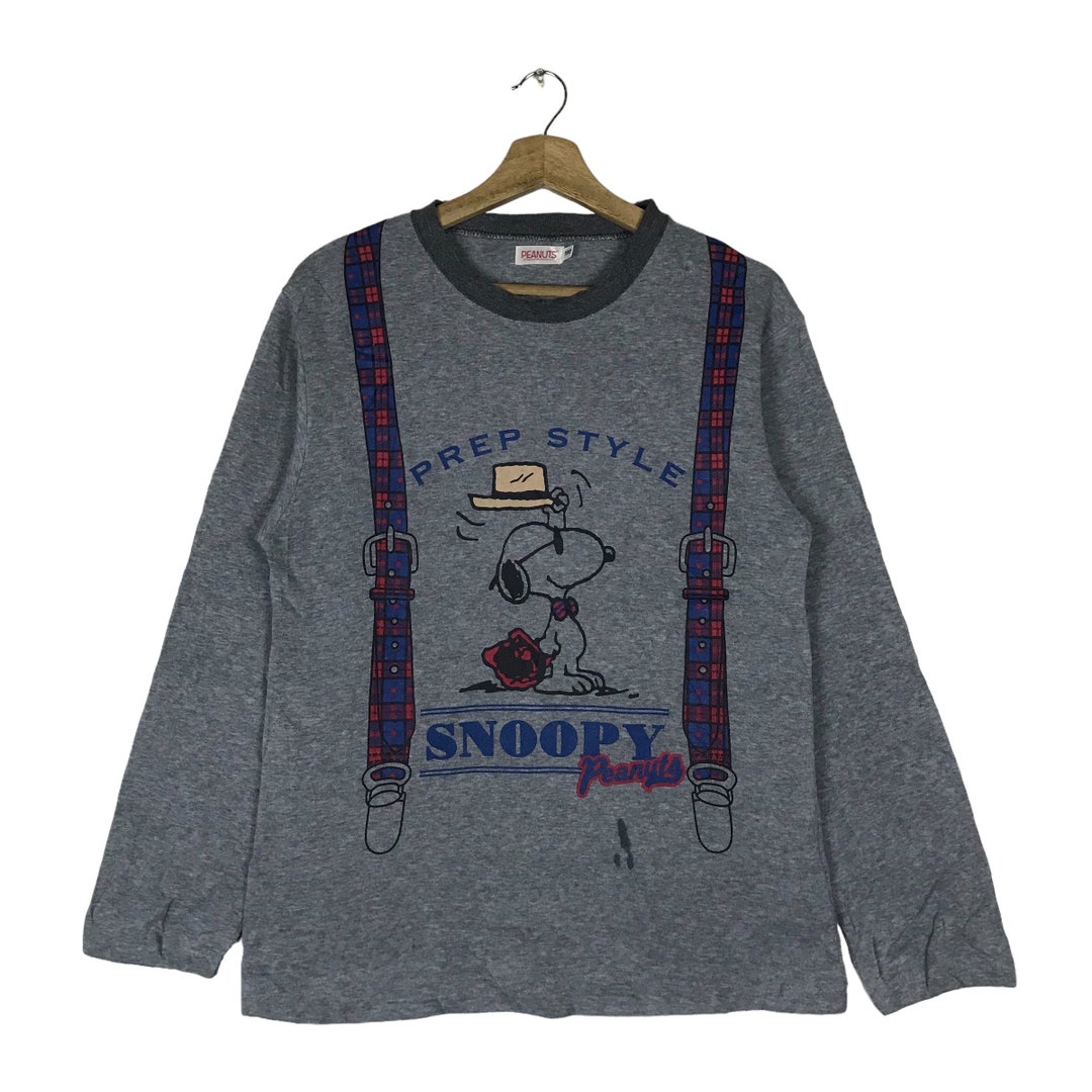 Vintage Peanuts Snoopy Cartoon Character Pullover Jumper - Etsy