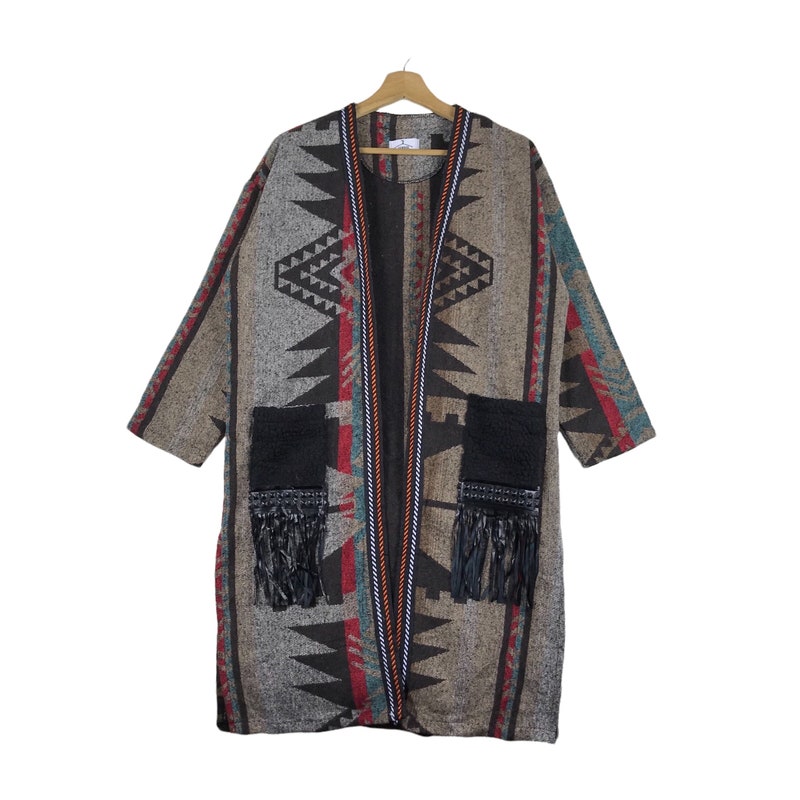 Mens Aztec Coat - Etsy UK