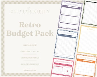 Printable Monthly Budget Pack | Minimal-floral Printable | PDF, A4, A5 ...