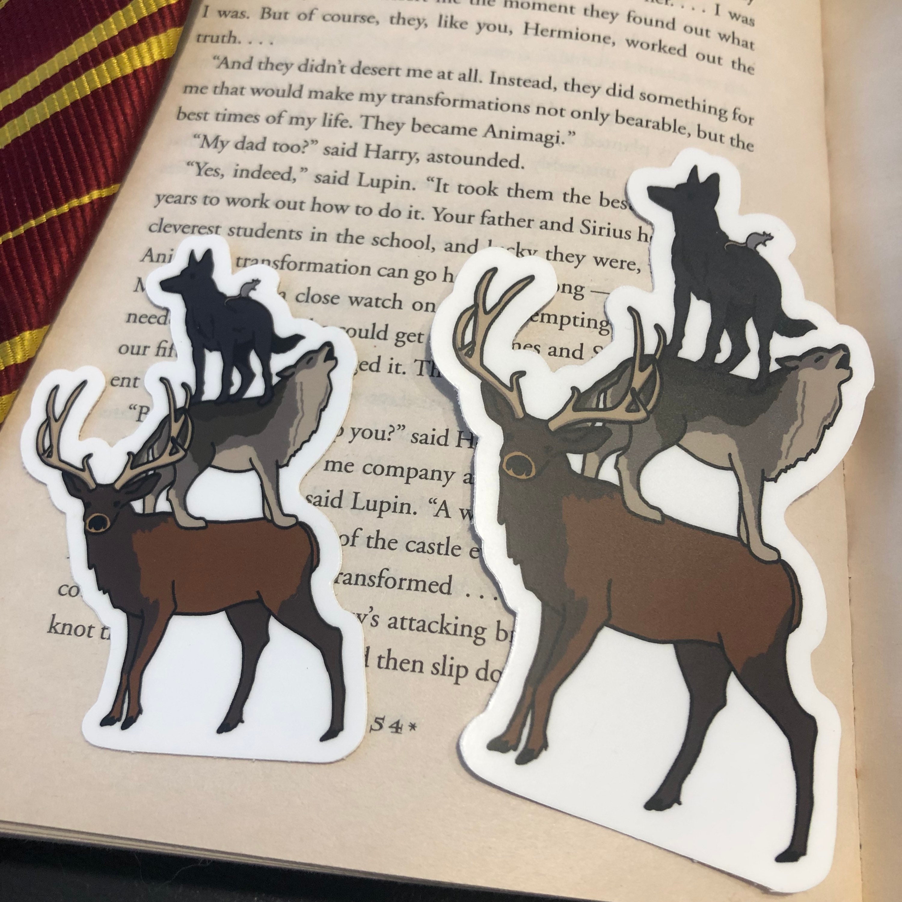 Marauders Sticker Animagi Stack All the Young Dudes - Etsy