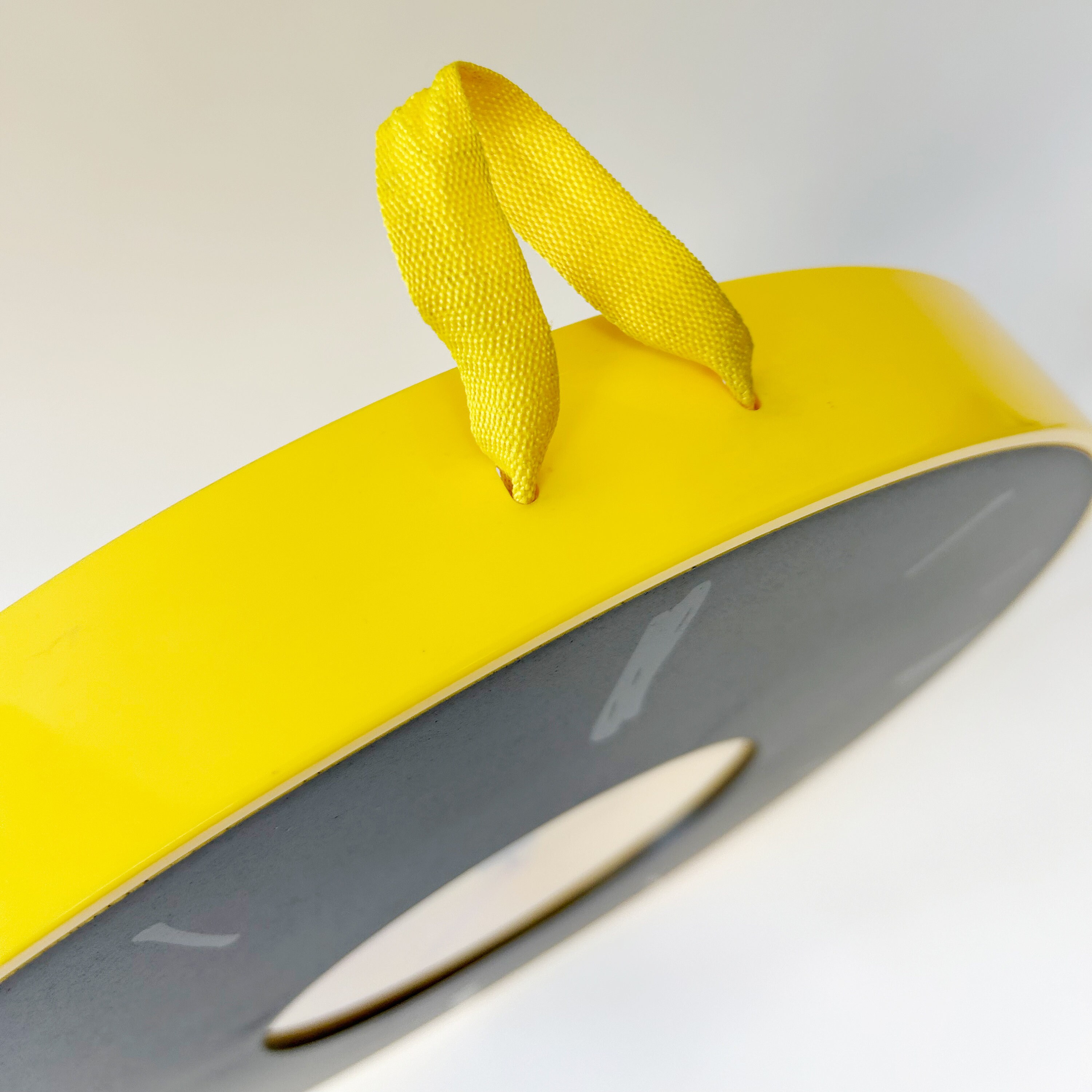 Vintage Ikea Pladdra Clock Yellow Plastic Wall Clock Design Chenya Ke ...