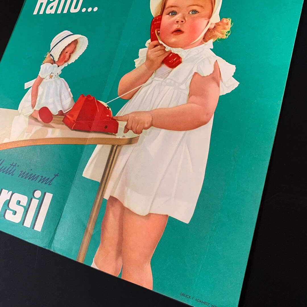 Persil Print Poster Circa 1970s / 80s Austria / Germany - Etsy