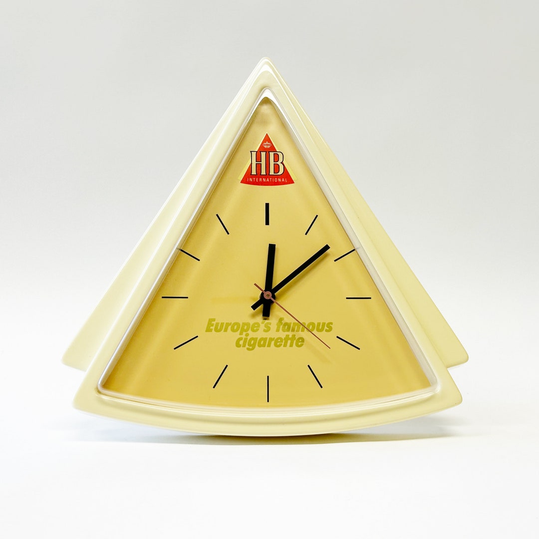 Rare Vintage HB International Cigarette Advertising Clock From West ...