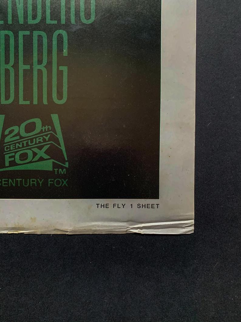 The Fly Original Movie Poster Memorabilia From the 80s - Etsy