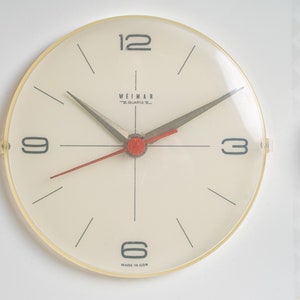 Weimar Vintage Wall Clock Made in Germany in the 1970s - Etsy