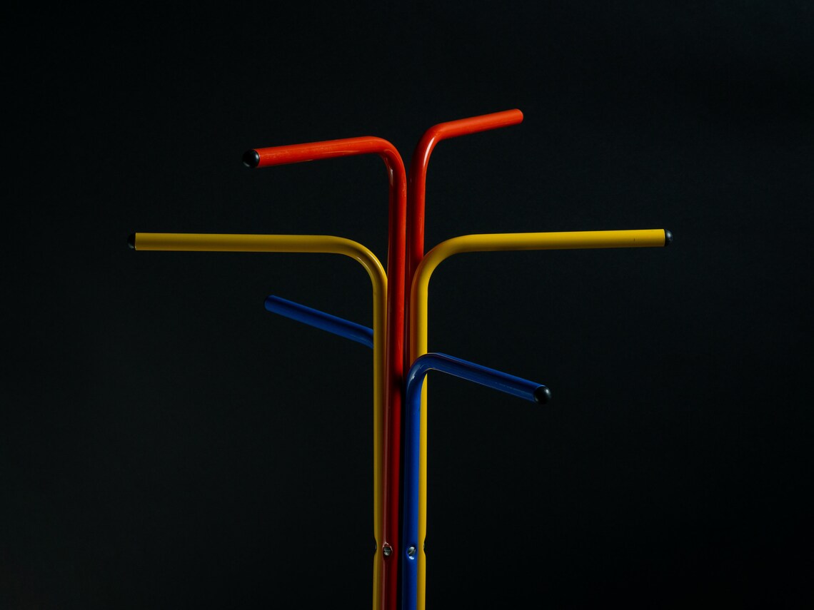 Vintage Ikea Childrens Coat Rack / Stand Memphis Style in - Etsy