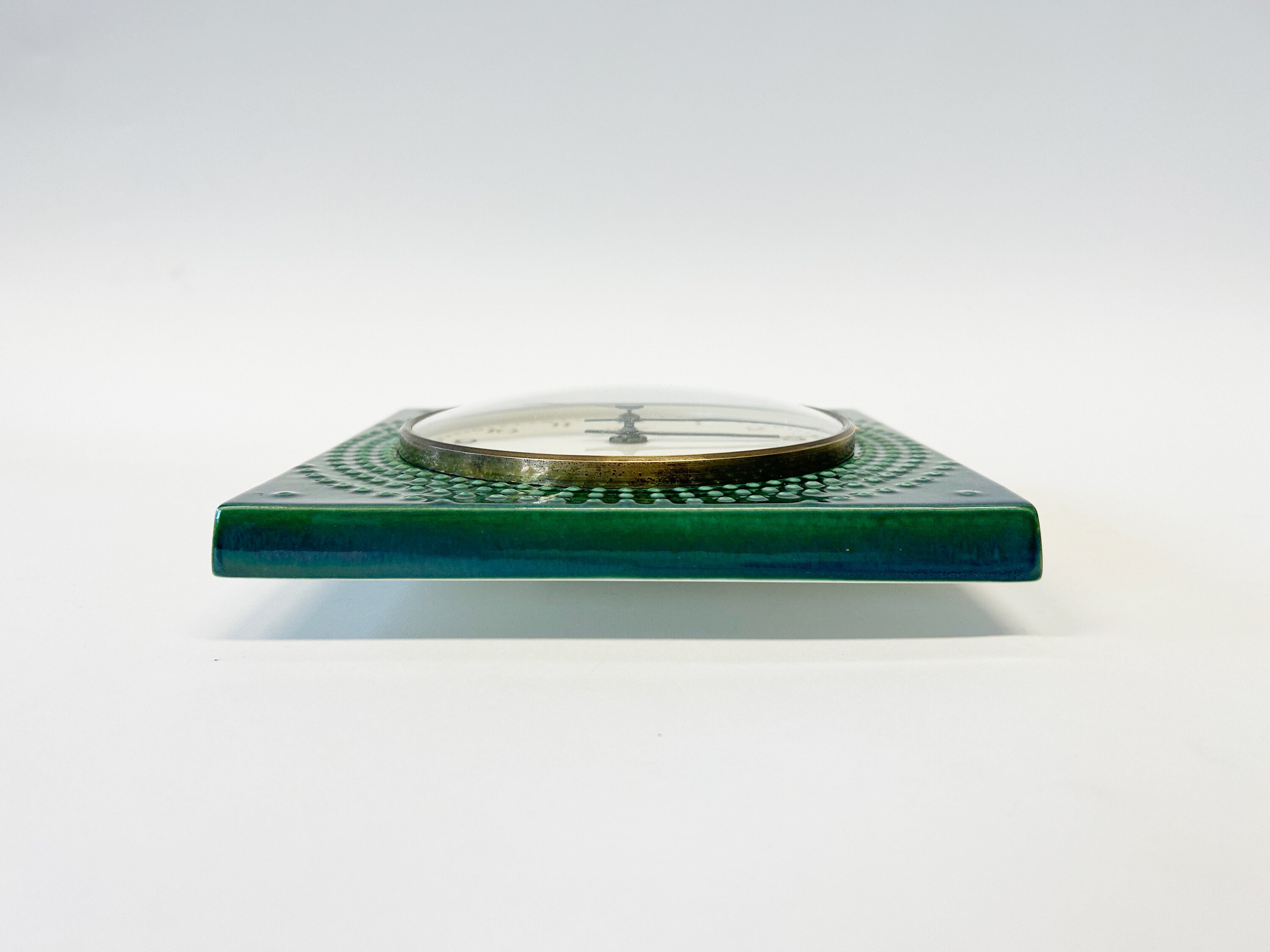 Vintage PETER ELECTRIC Wall Clock , Porcelain, Made in Germany in 1970s ...