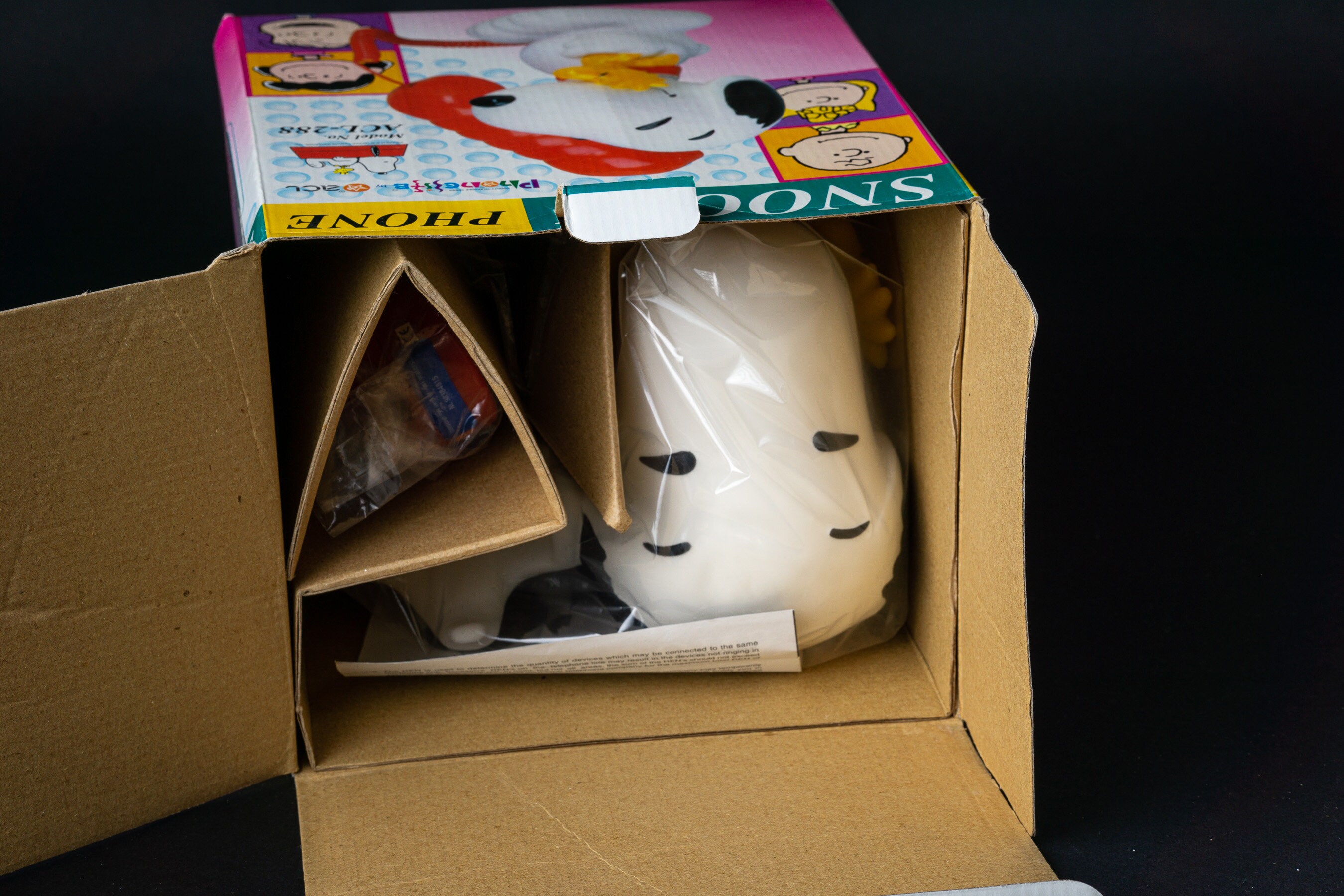 Orginal Vintage Snoopy Landline Phone AC-288 in Box From Phonelife by ...