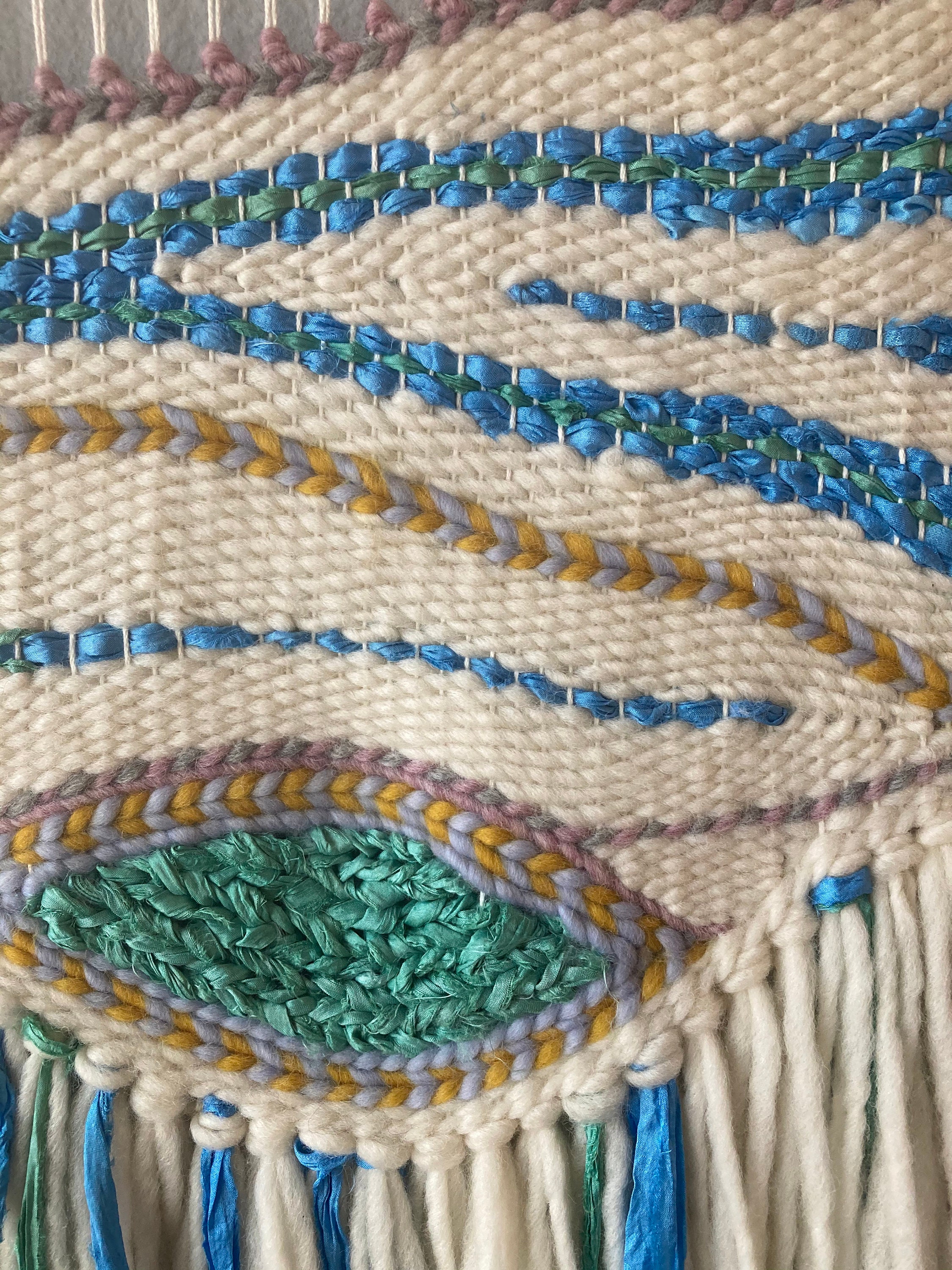 Ocean Waves Woven Wall Hanging Weave Wall Décor Wall Art Beach Art - Etsy