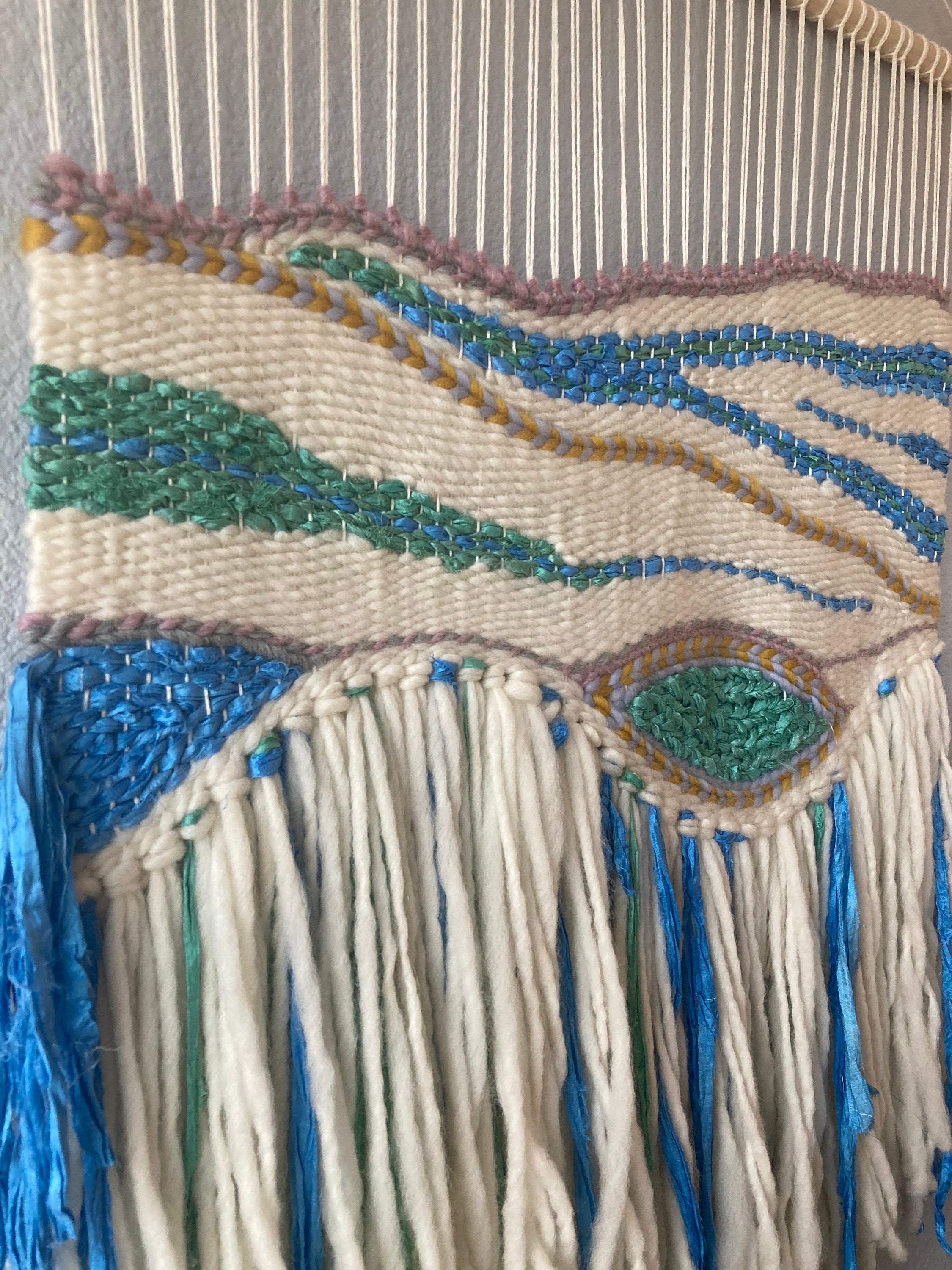 Ocean Waves Woven Wall Hanging Weave Wall Décor Wall Art Beach Art - Etsy